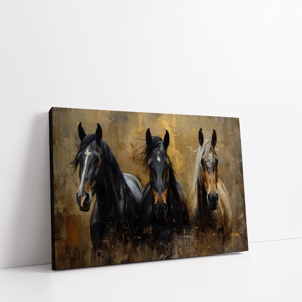 Achetez le tableau décoratif Chevaux Majestueux sur MonTableau