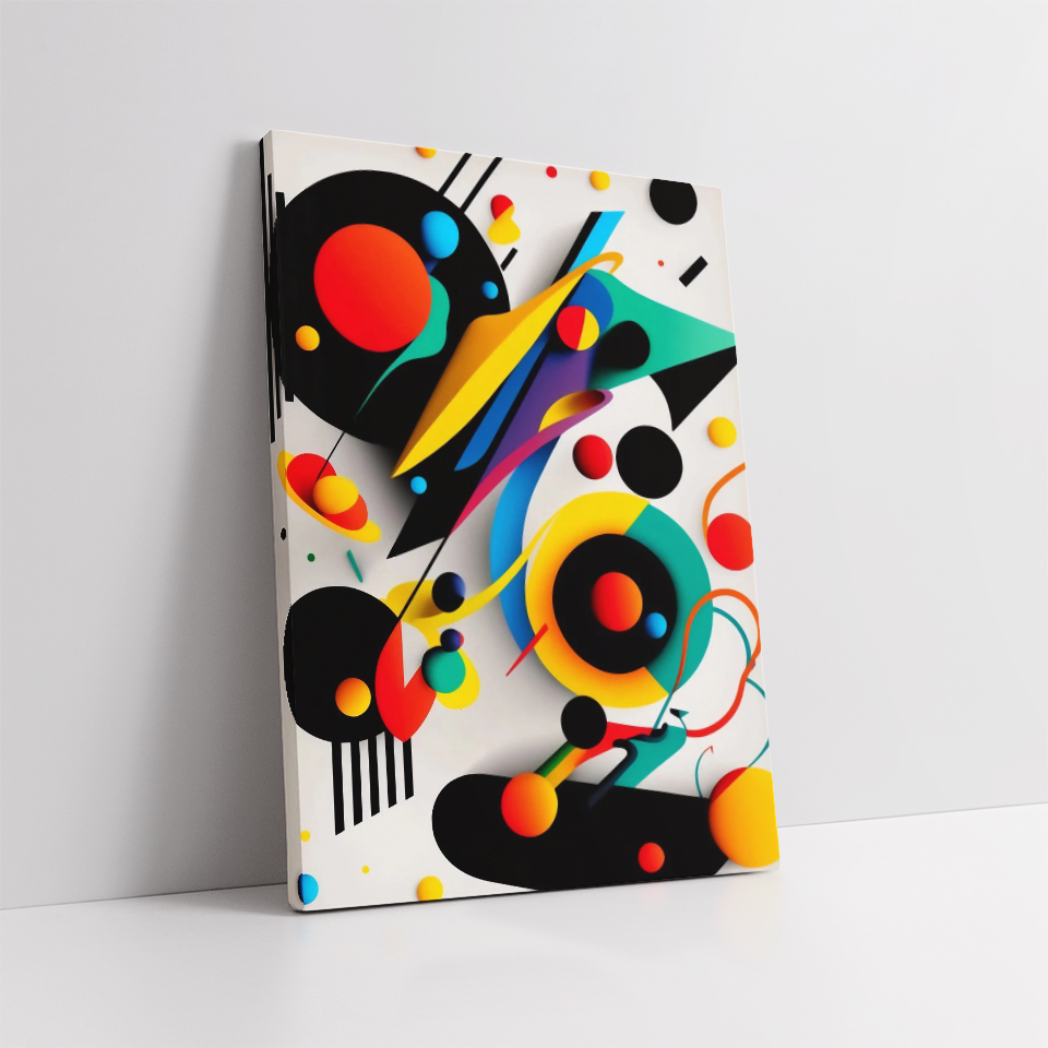 Achetez le tableau décoratif Kandinsky Style sur MonTableau