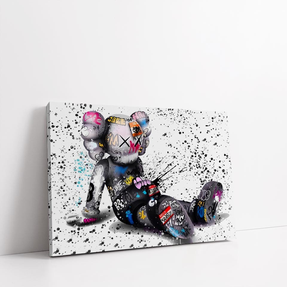 Achetez le tableau décoratif KAWS Graffiti sur MonTableau