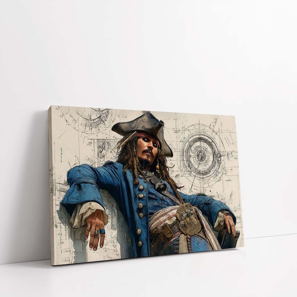 Achetez le tableau décoratif Pirate Intrépide sur MonTableau