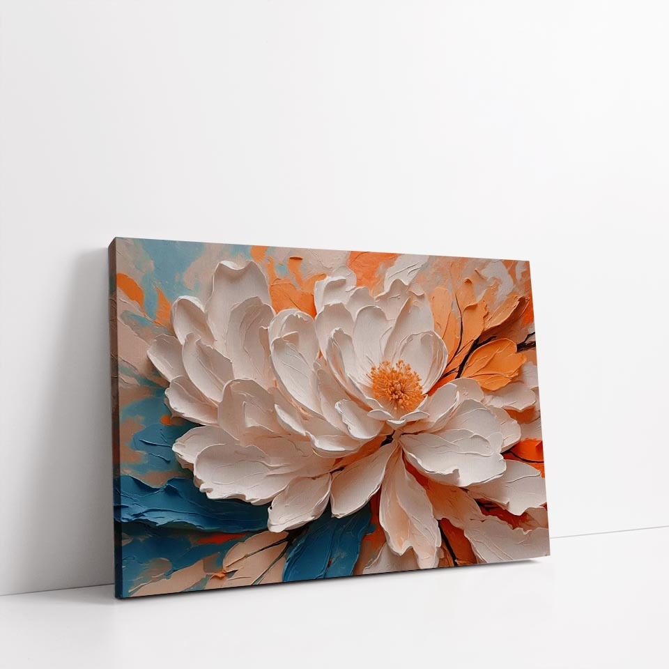 Achetez le tableau décoratif Relief Floral sur MonTableau