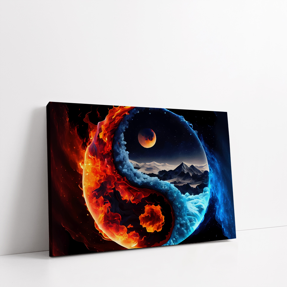 Achetez le tableau décoratif Yin Yang sur MonTableau